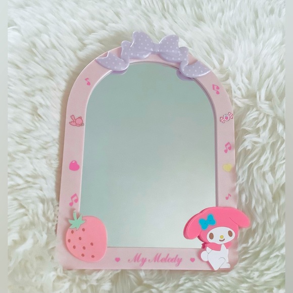 Sanrio | Bath | Sanrio Kawaii My Melody Bow Knot Cosmetic Desktop ...